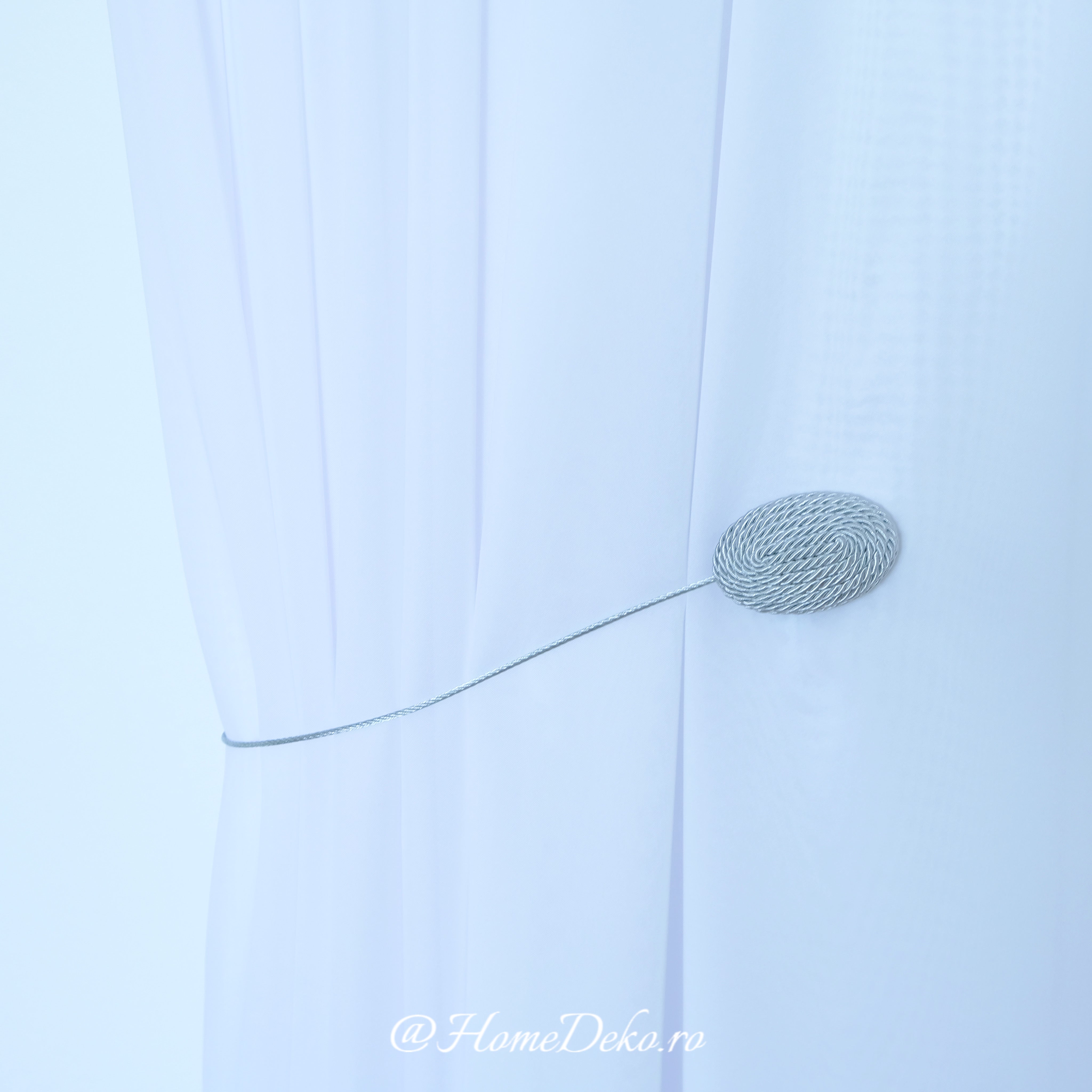 Set 2 Bucati Accesoriu Prindere Draperii / Perdele Cu Magnet Si Sufa M ...